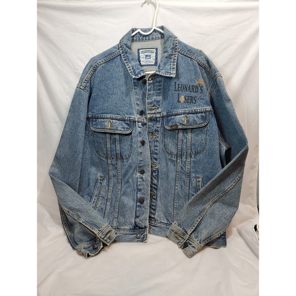 Lee | Jackets & Coats | Vintage Leonards Losers Lee Denim Jacket Mens ...